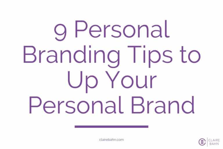 9 Personal Branding Tips to Improve Your Personal Brand