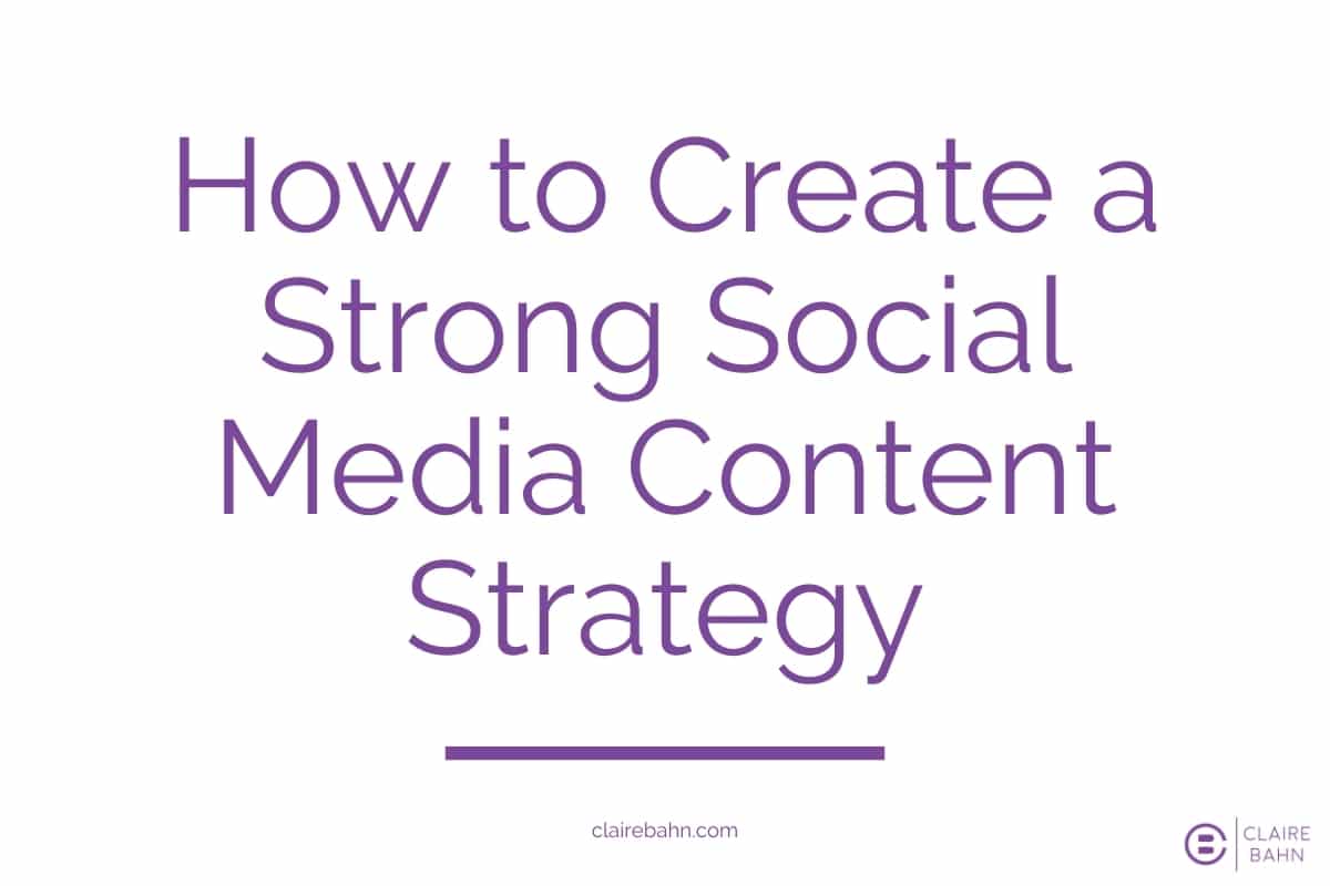 Social Media Content Strategy For Beginners - The 5 Standard Steps