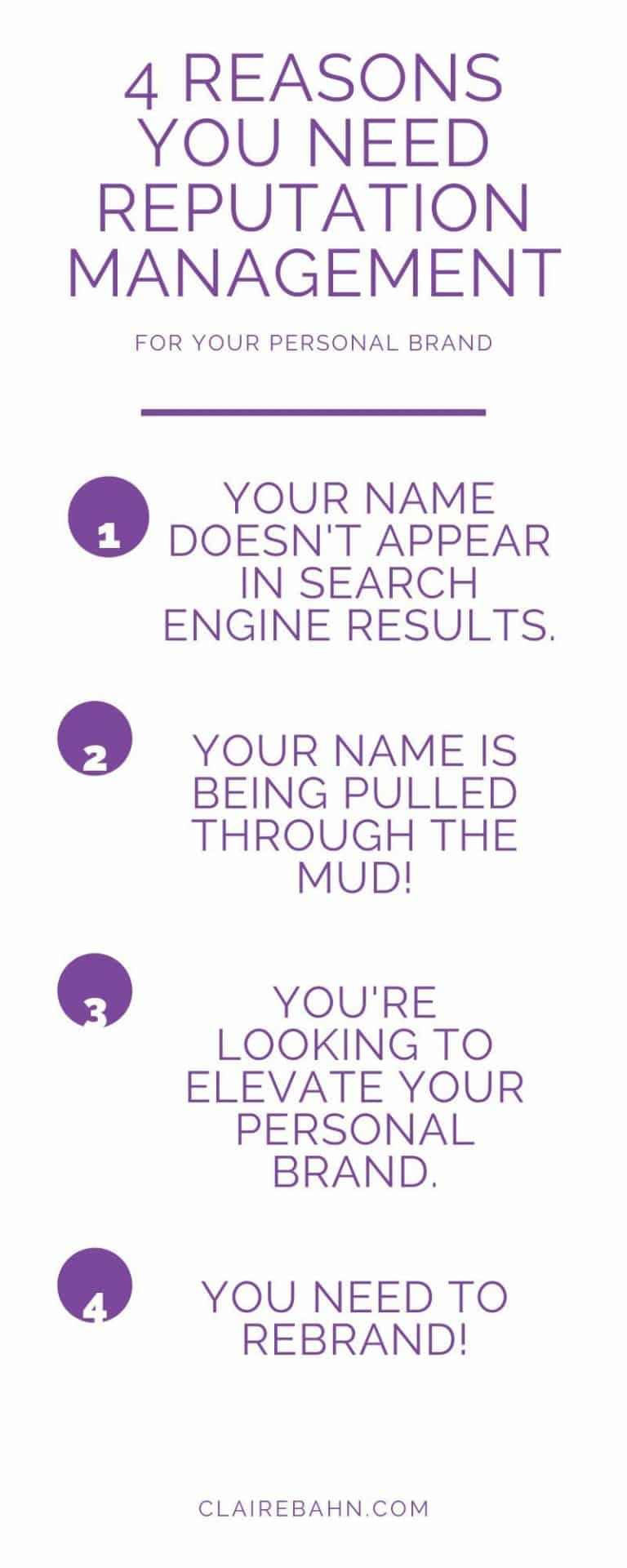 4 Reasons You Need Reputation Management For Your Personal Brand